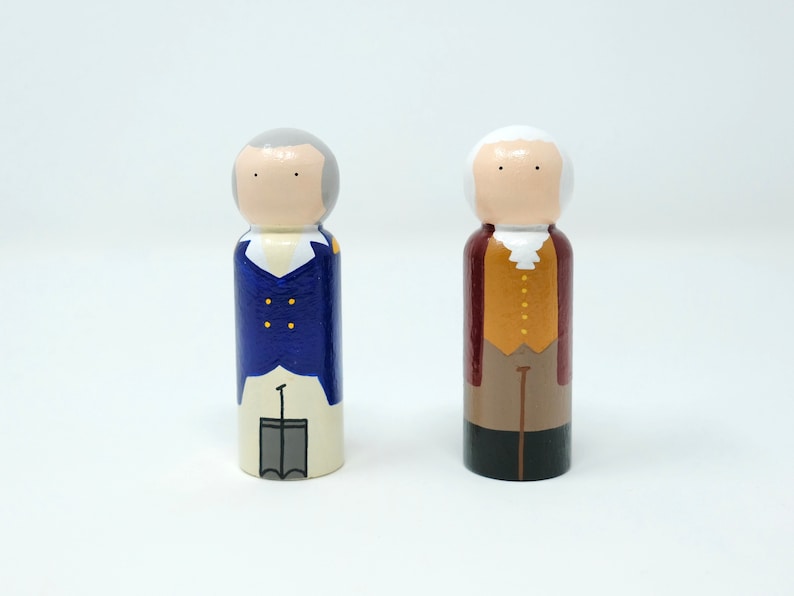 U.S. Presidents Peg Dolls made to Order - Etsy