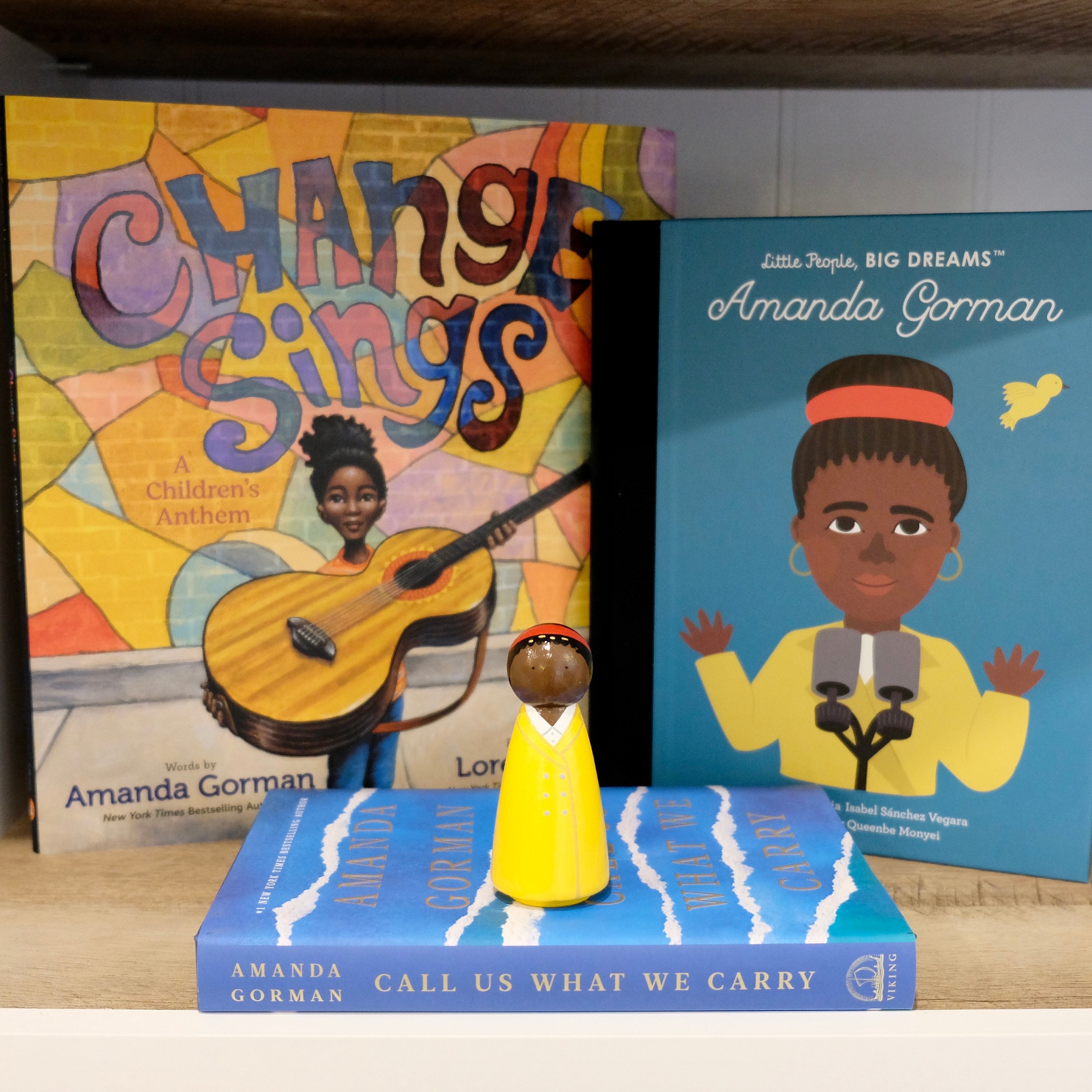 Amanda Gorman Peg Doll made to Order - Etsy