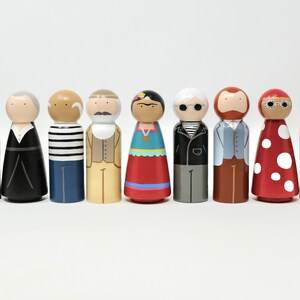 Famous Artists Peg Dolls Made to Order | Etsy