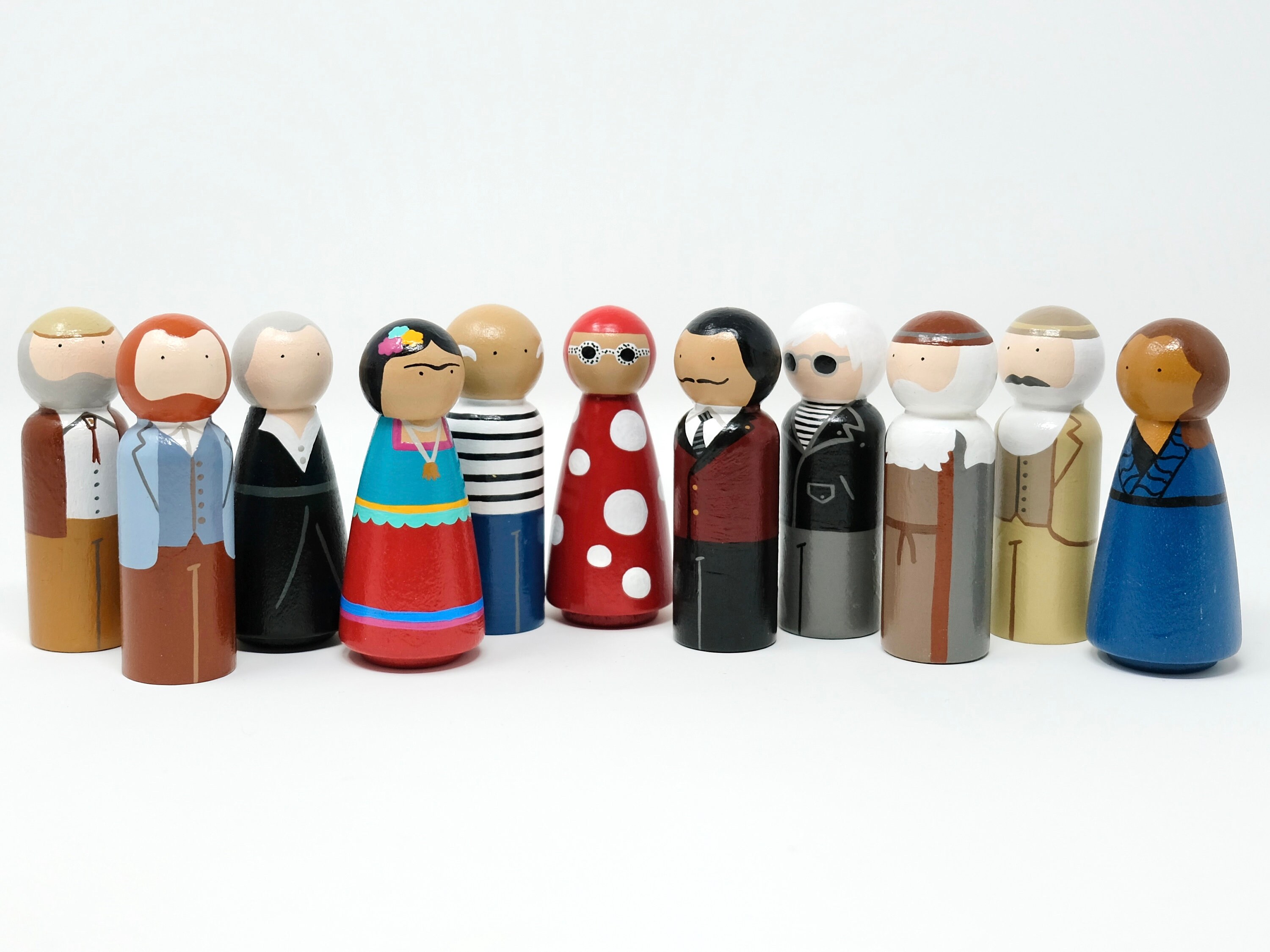 Toys Toys & Games Famous Artists Peg Dolls *Made to Order* etna.com.pe