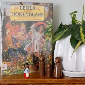 Goldilocks and the Three Bears Peg Doll Set (custom Skin Tones) (*made ...