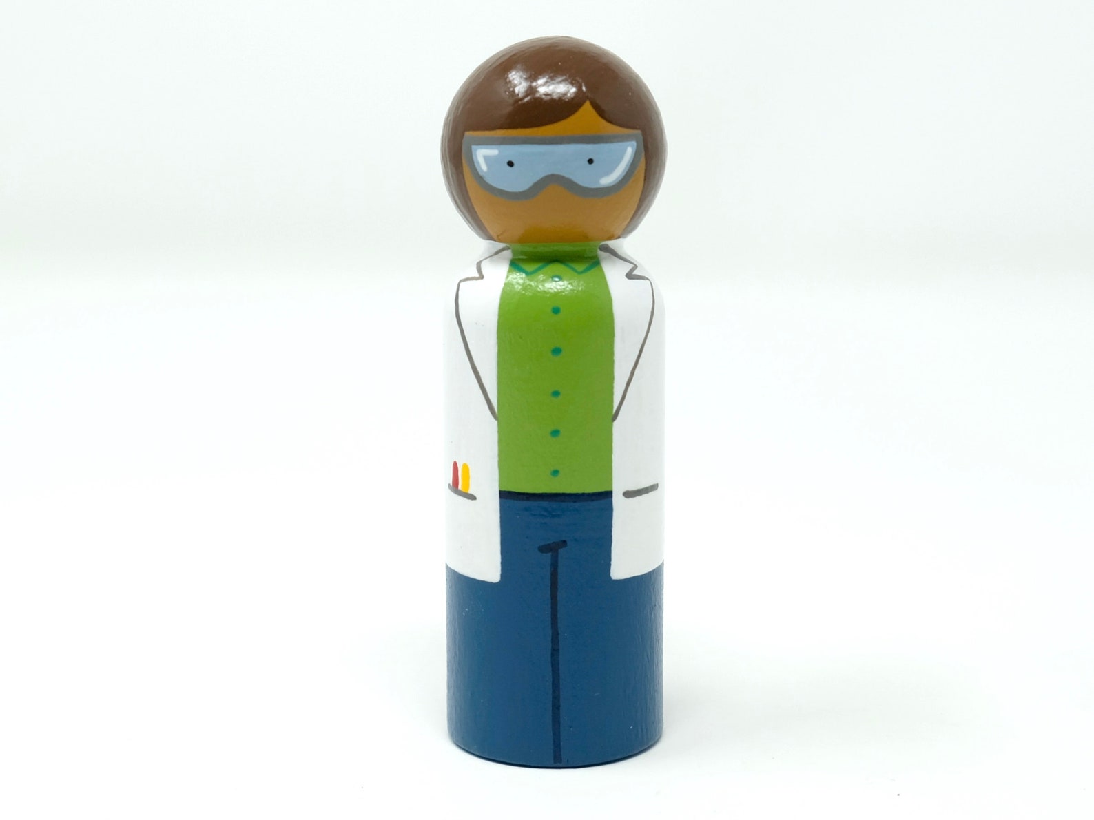 Scientist / Lab Worker / My Community / When I Grow up Peg Dolls (*made ...