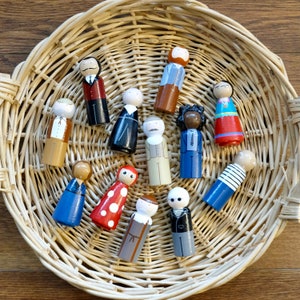 Famous Artists Peg Dolls made to Order - Etsy