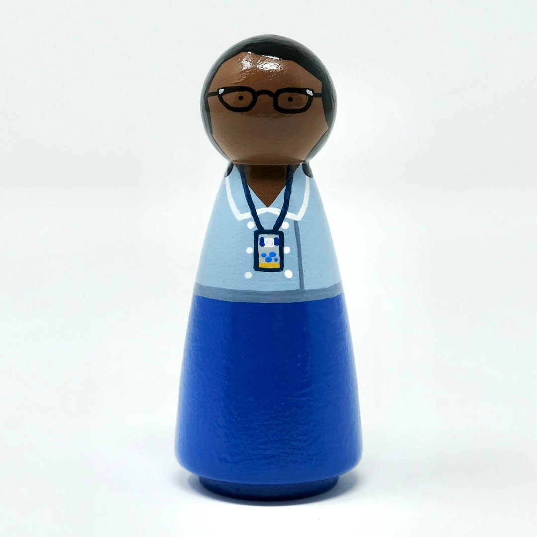 Katherine Johnson Peg Doll (*made to Order*) - Etsy