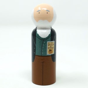 Charles Darwin Peg Doll (*made to Order*) - Etsy
