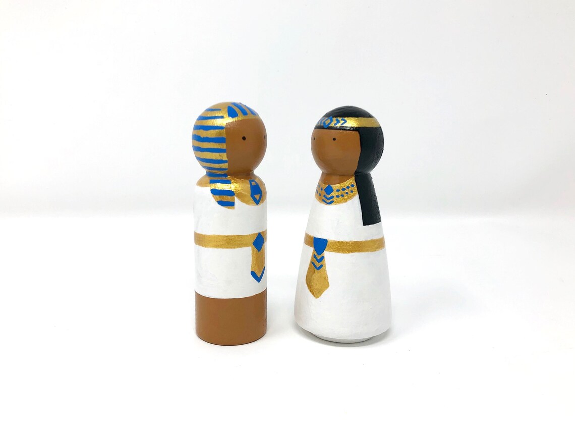 Ancient Egypt Peg Doll Set made to Order - Etsy