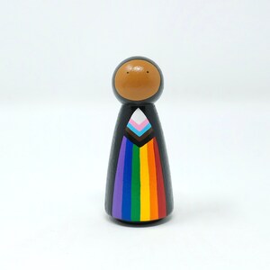LGBTQIA+ Pride Flag Gnome/fairy Peg Dolls (*made to Order*) - Etsy