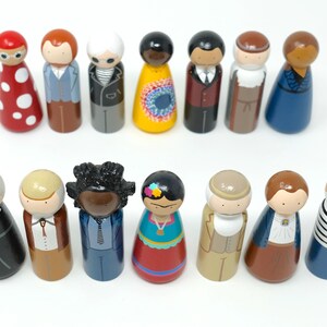 Famous Artists Peg Dolls (*made to Order*) - Etsy