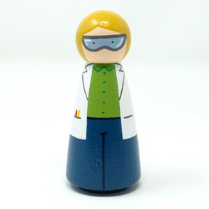 Scientist / Lab Worker / My Community / When I Grow up Peg Dolls (*made ...