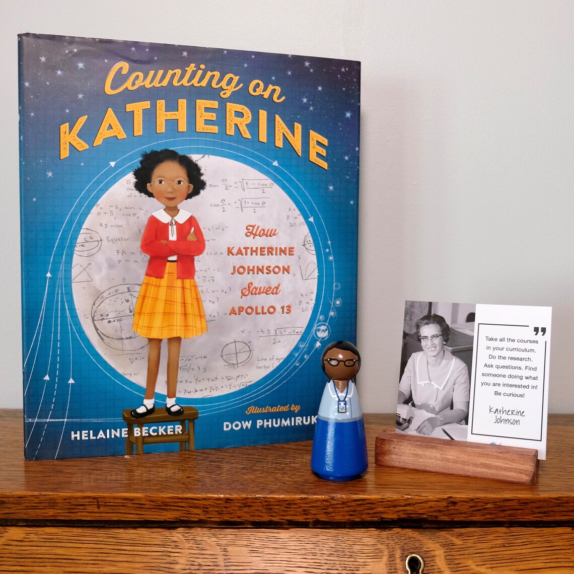 Katherine Johnson Peg Doll (*made to Order*) - Etsy