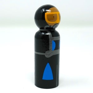 Scuba Diver Peg Doll made to Order - Etsy