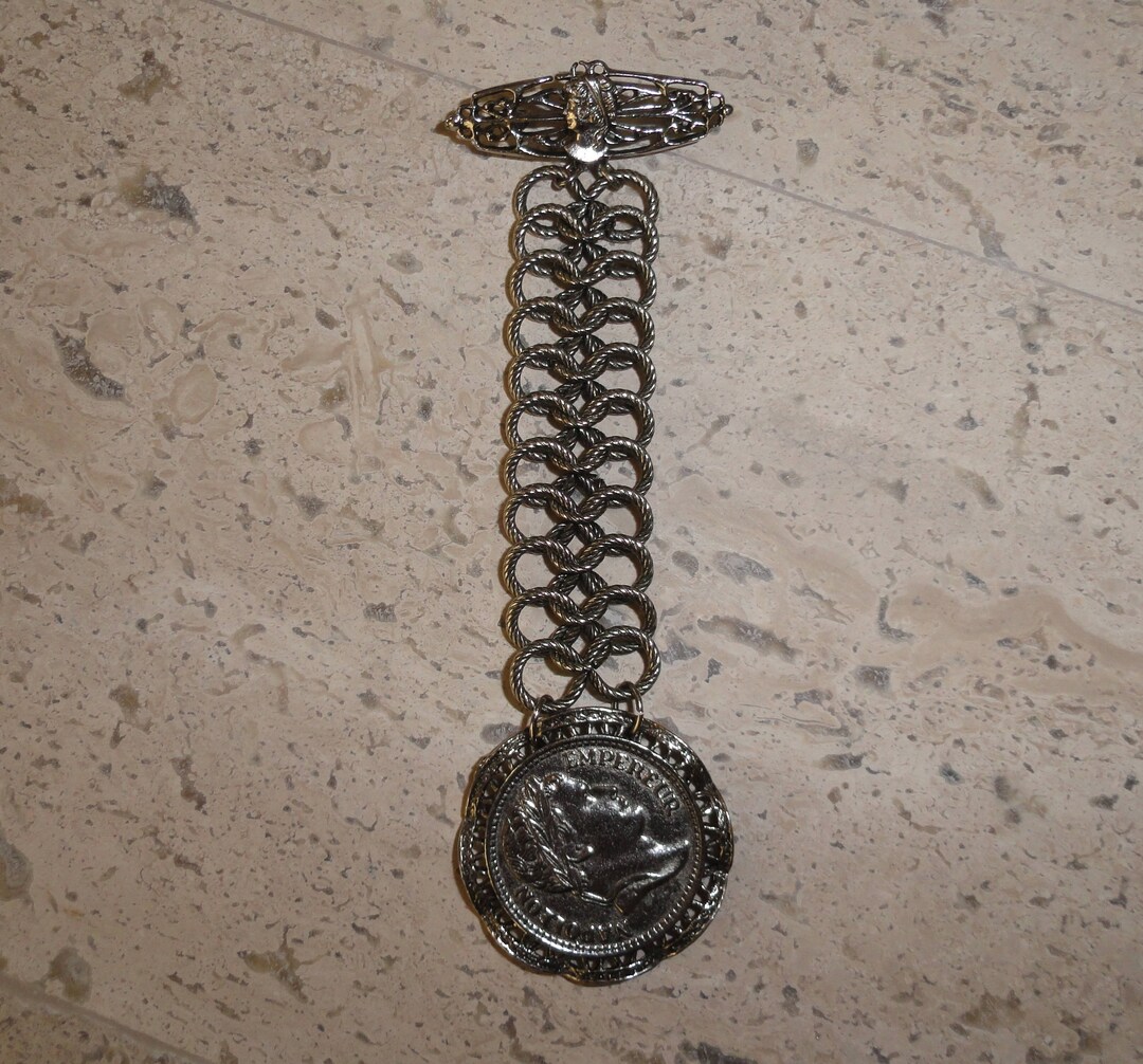 Vintage Napoleon Coin Pin Chatelaine French Revolution Inspired ...