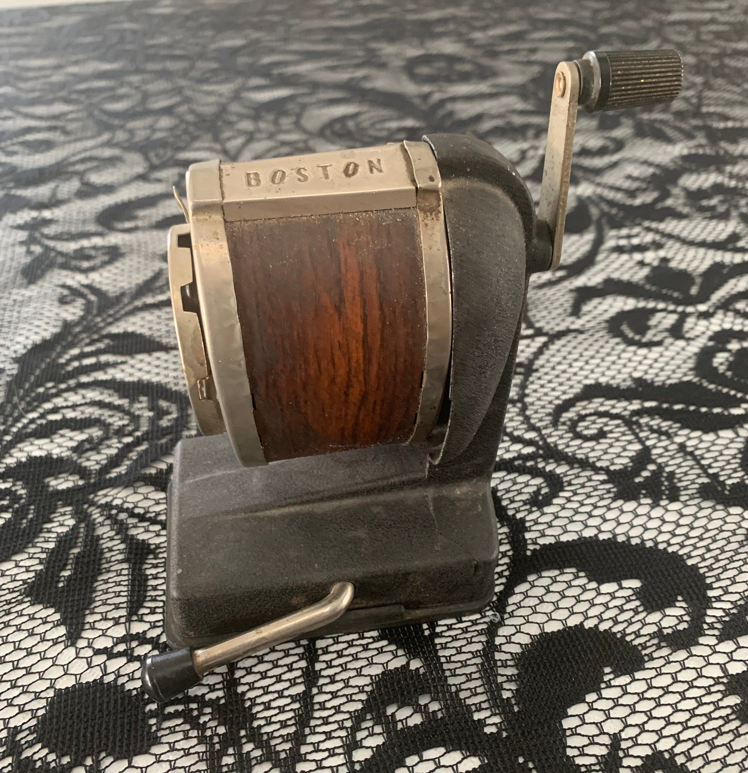 Vintage Boston Standard Tabletop Pencil Sharpener Suction Metal ...