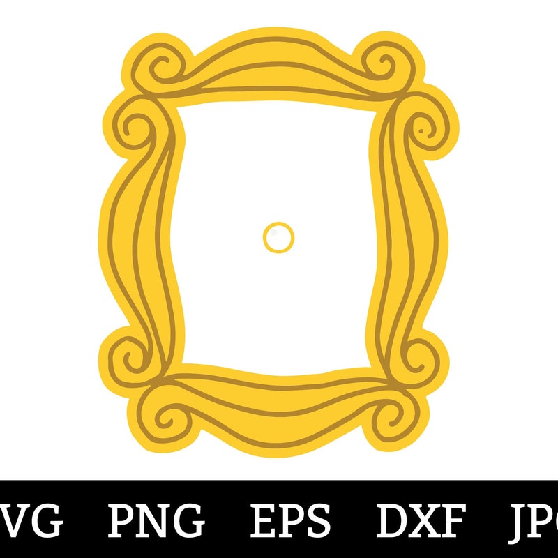 Friends Picture Frame Svg - Etsy