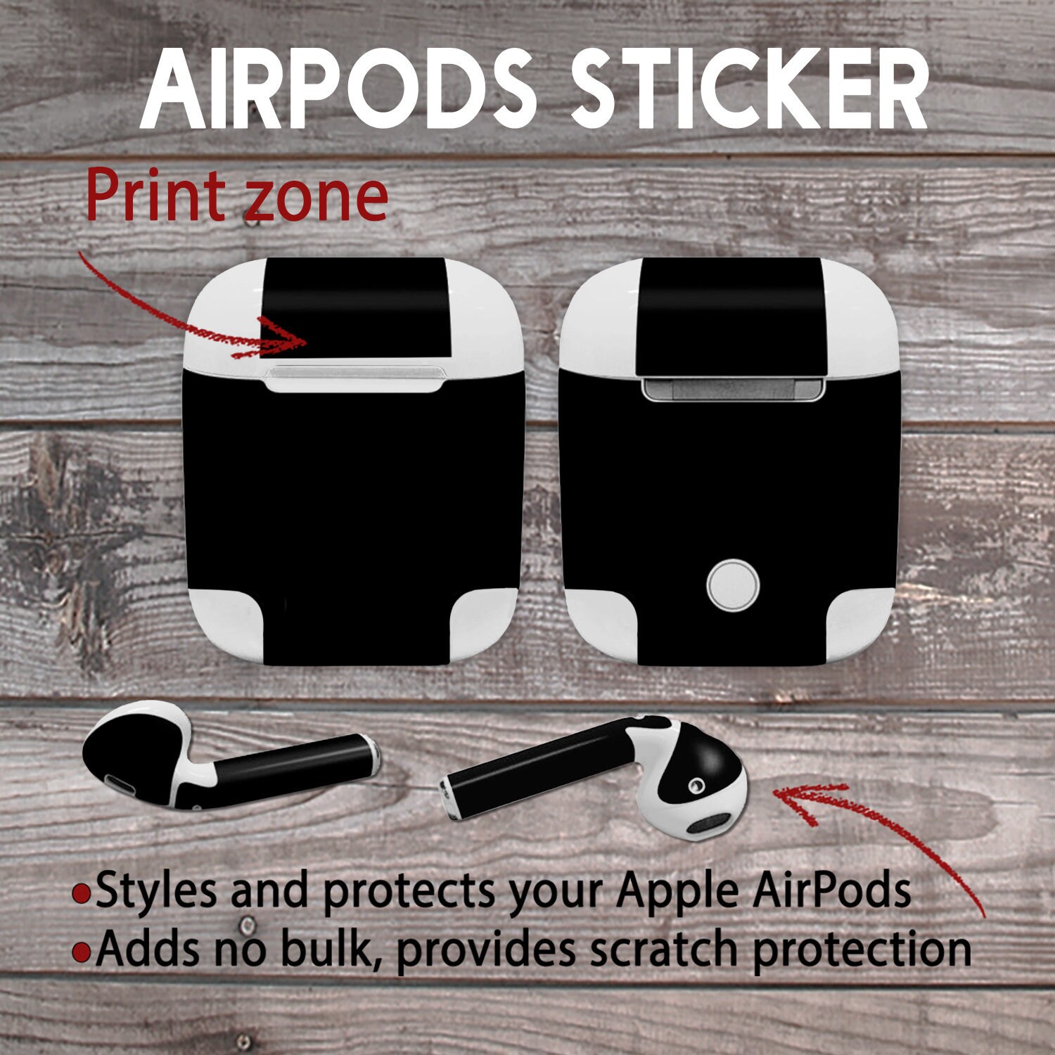 Watercolor Airpods Skin Colored Airpods Decal Marble Airpods - Etsy