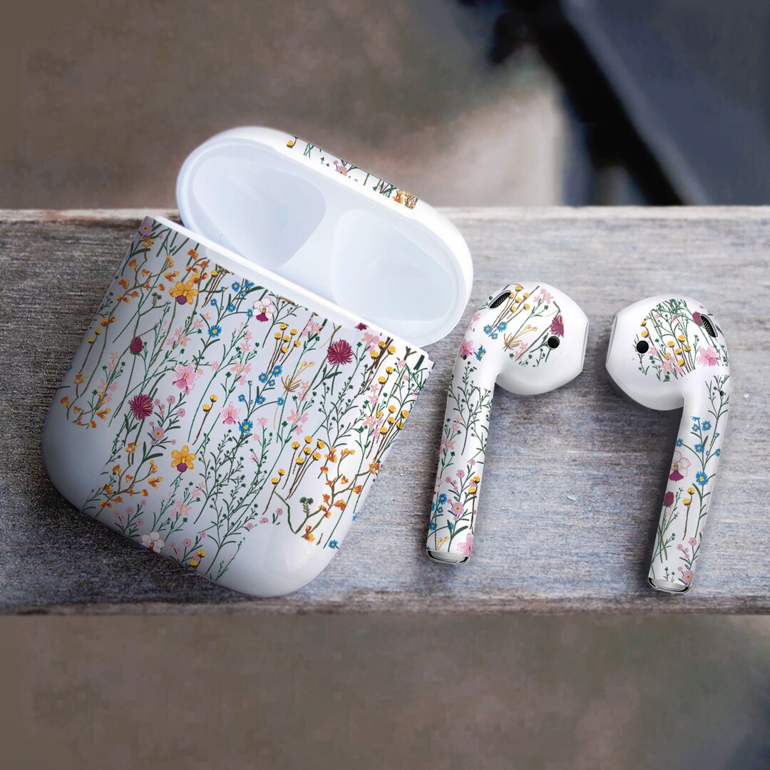 Wildflowers Airpods Skin Meadow Flowers Airpods Decal Cute Little ...