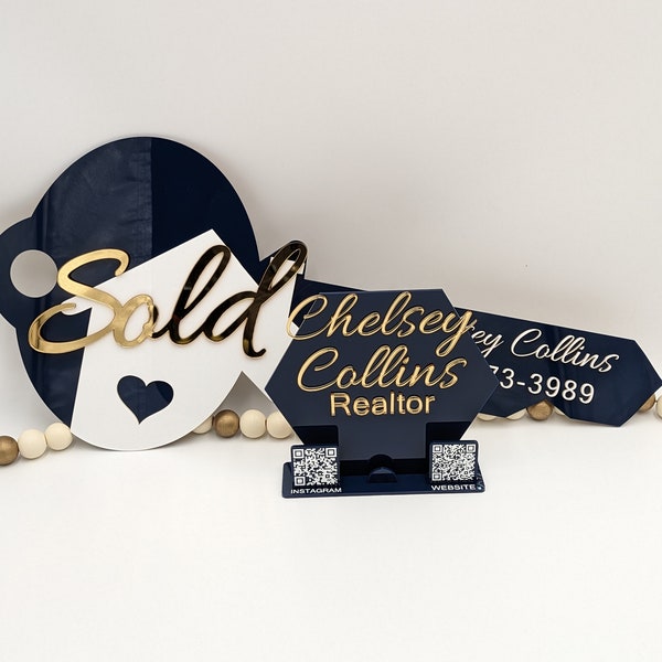 Realtor Sold Sign - Etsy