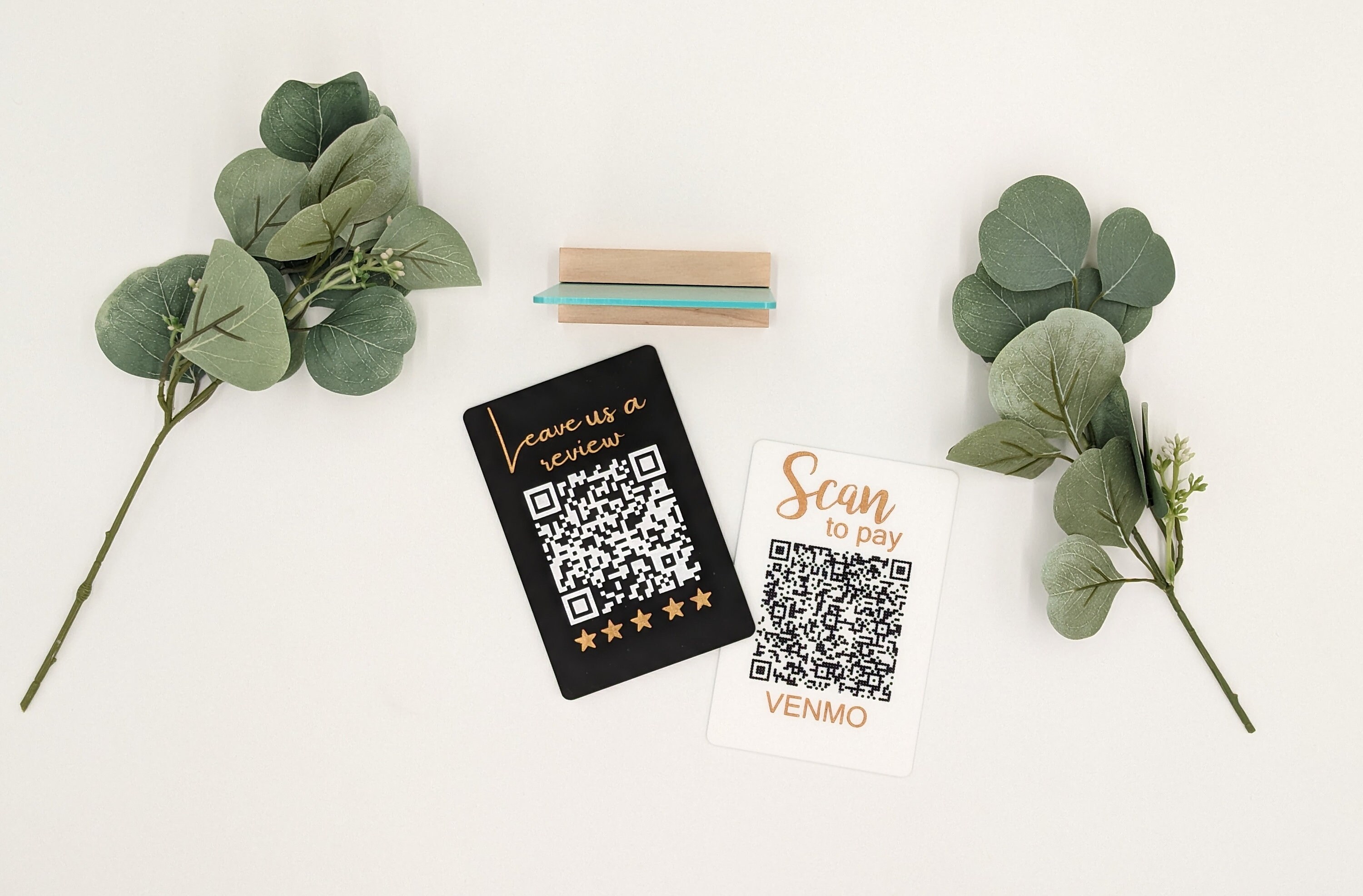 Mini QR Display Sign Social Media Sign Facebook instagram - Etsy