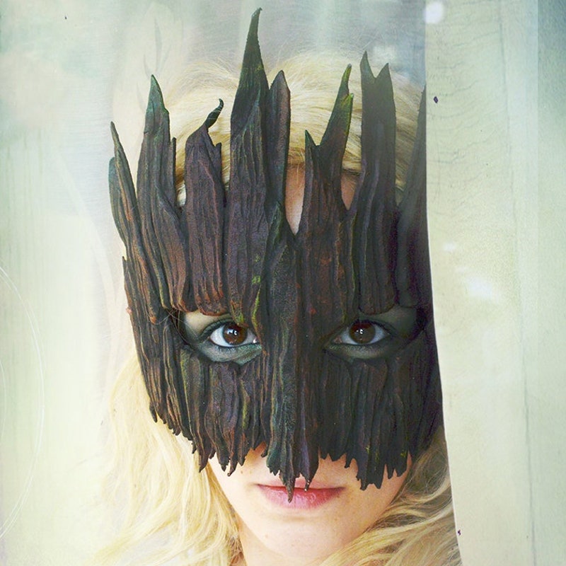 Tree Bark Mask - Etsy