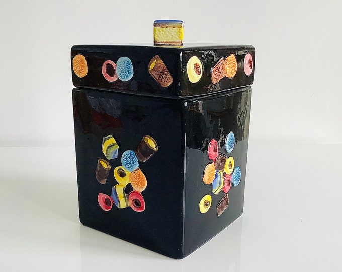 Licorice All Sorts Ceramic Cookie Jar / Chino Biscuit Jar / Liquorice ...