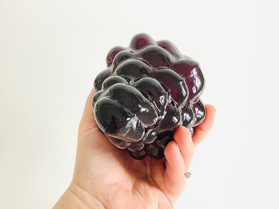 Vintage Glass Grapes / Ornamental Decorative Fruit / Murano Style ...