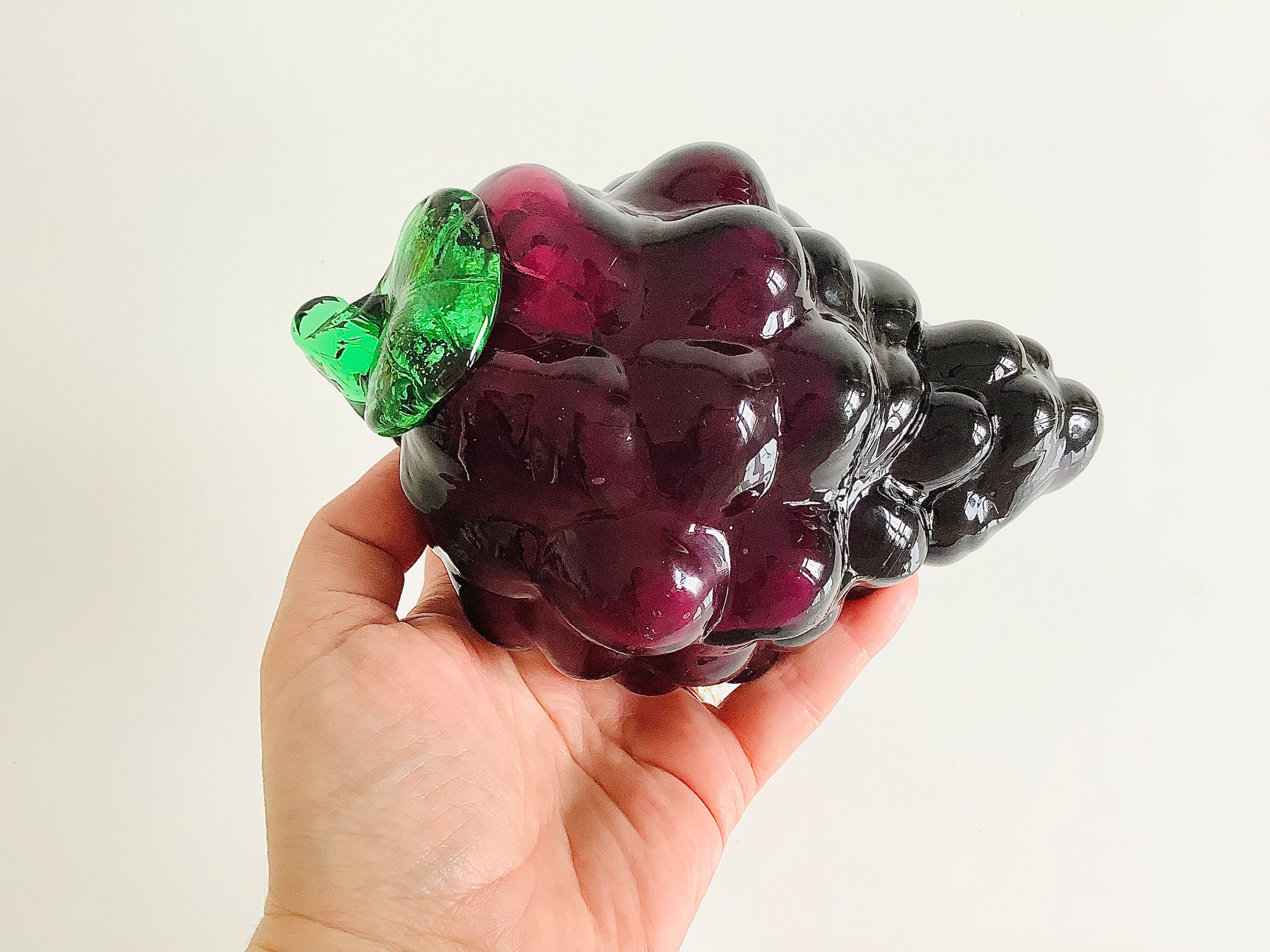Vintage Glass Grapes / Ornamental Decorative Fruit / Murano - Etsy