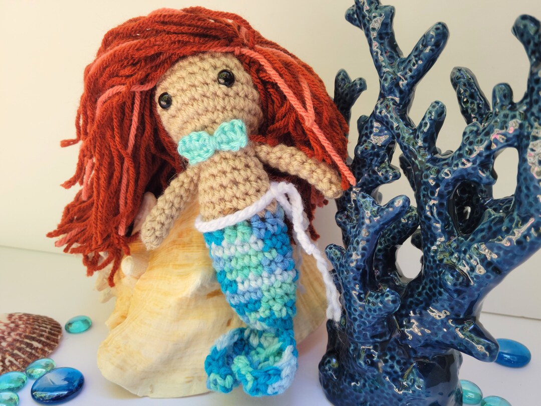 Merman Crochet Toy Gift Merboy Amigurumi Doll Merperson - Etsy
