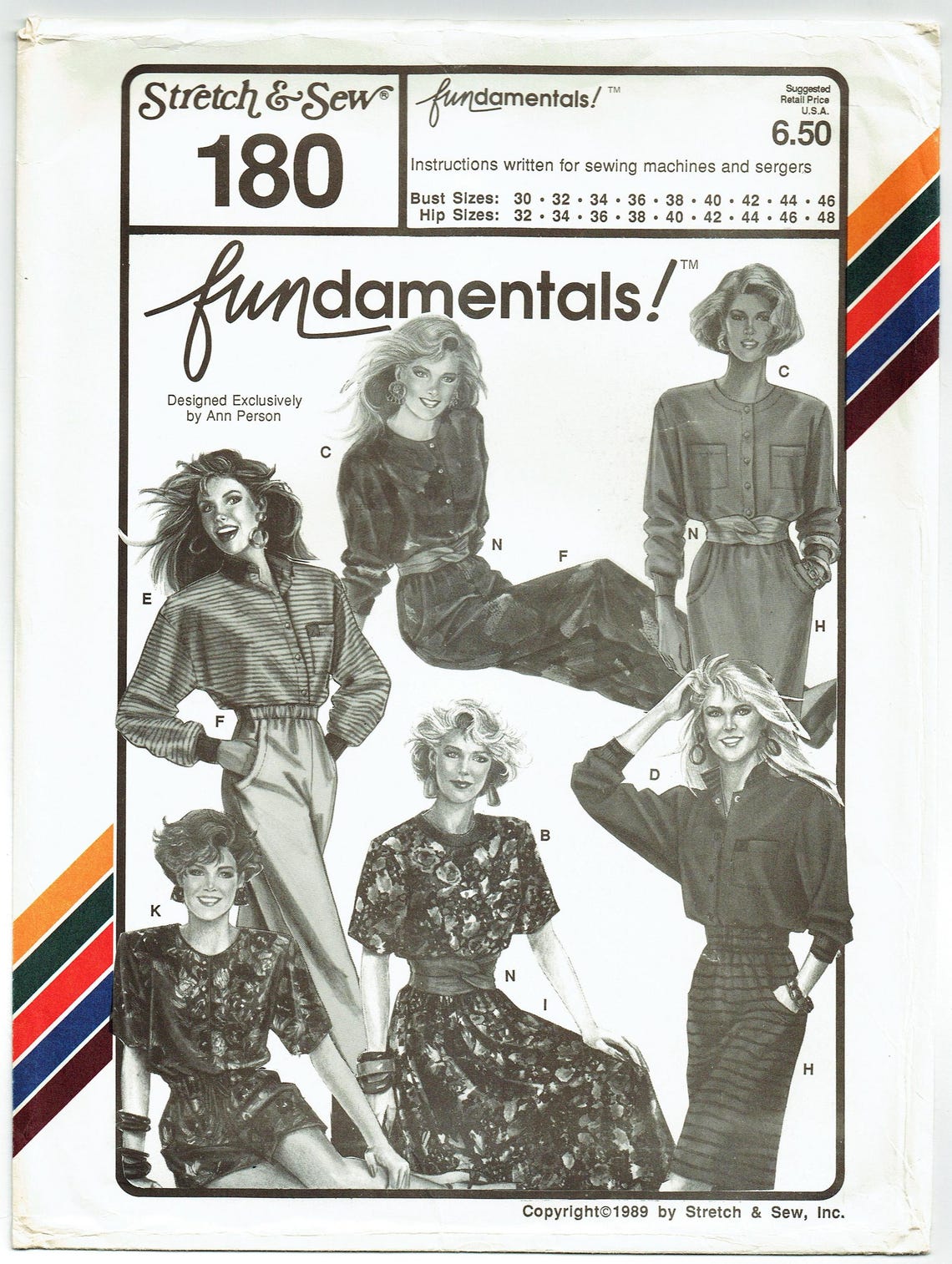 Stretch & Sew 180 Fundamentals Staple Wardrobe Shirts, Pants, Skirt ...