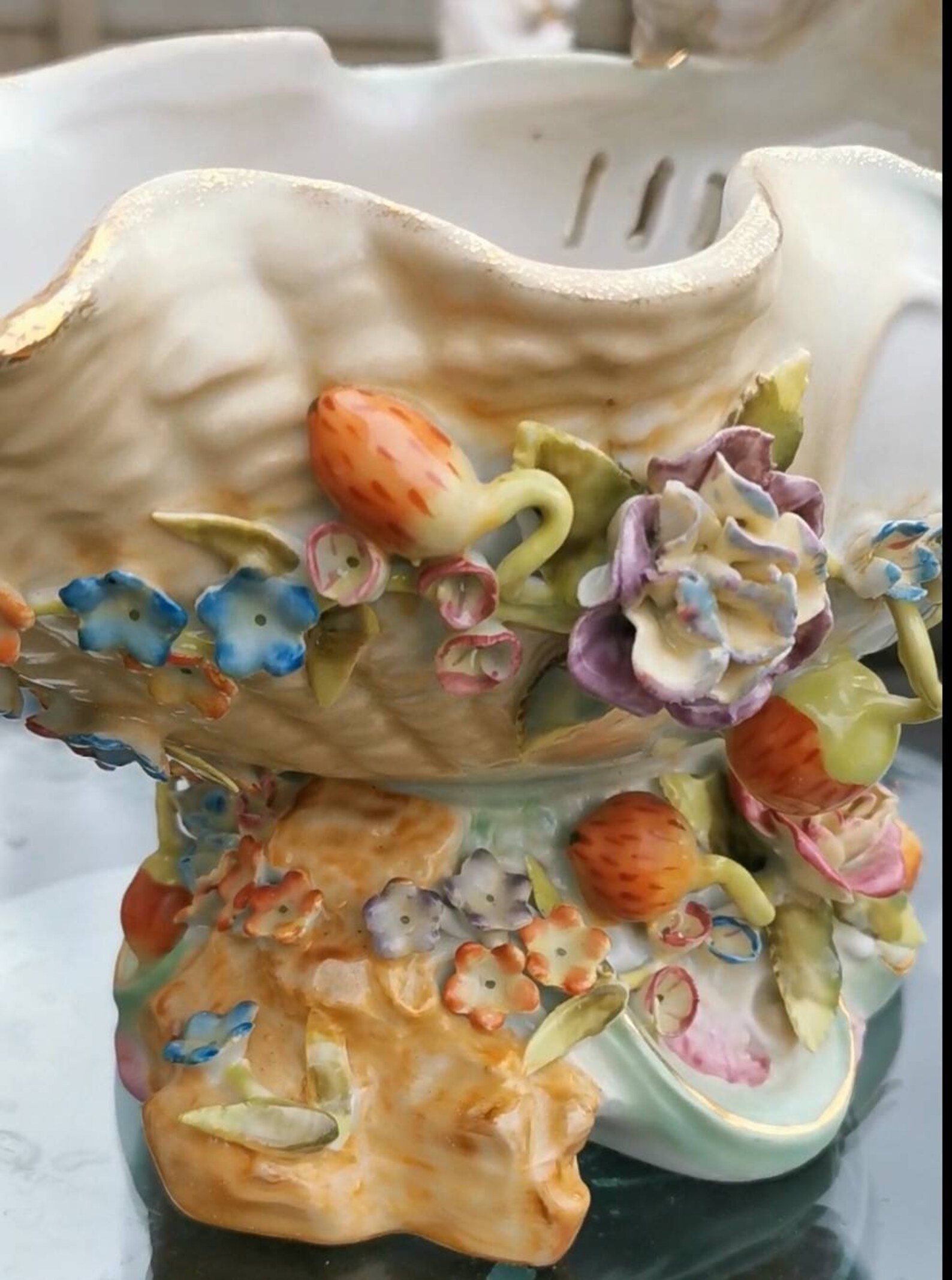 Germany Dresden Rococo Style Antique Porcelain Centerpiece Bowl ...