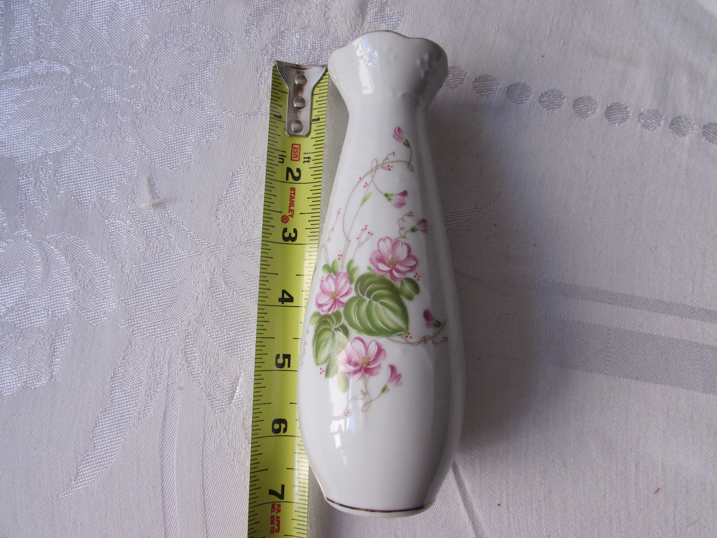 Bud Vase Hand Painted Lefton China 1980s | Etsy