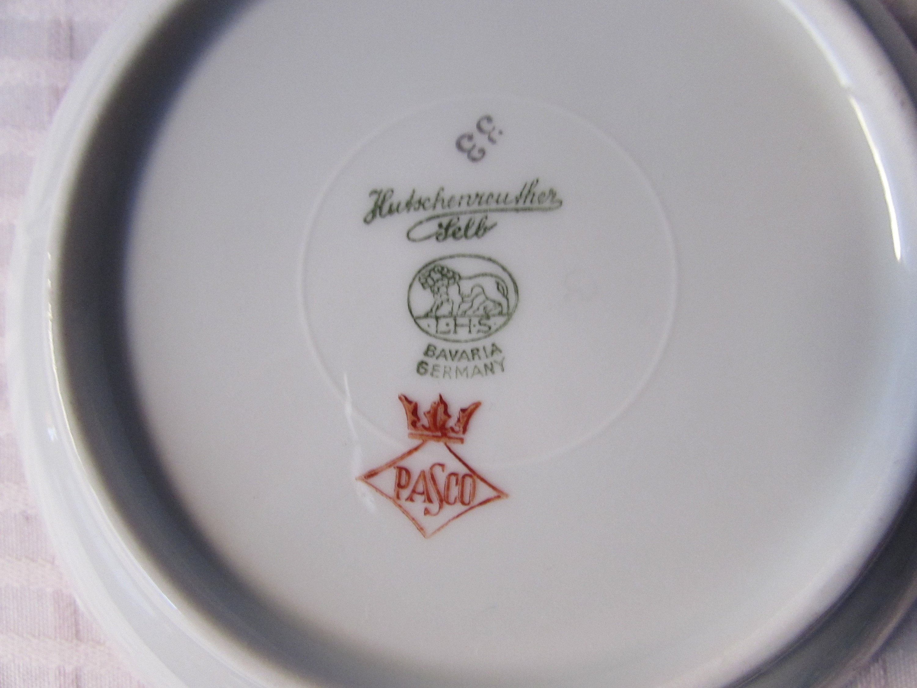 Set 6 Hutschenreuther Fine China Selb PASCO Bavaria Germany Berry Bowls ...