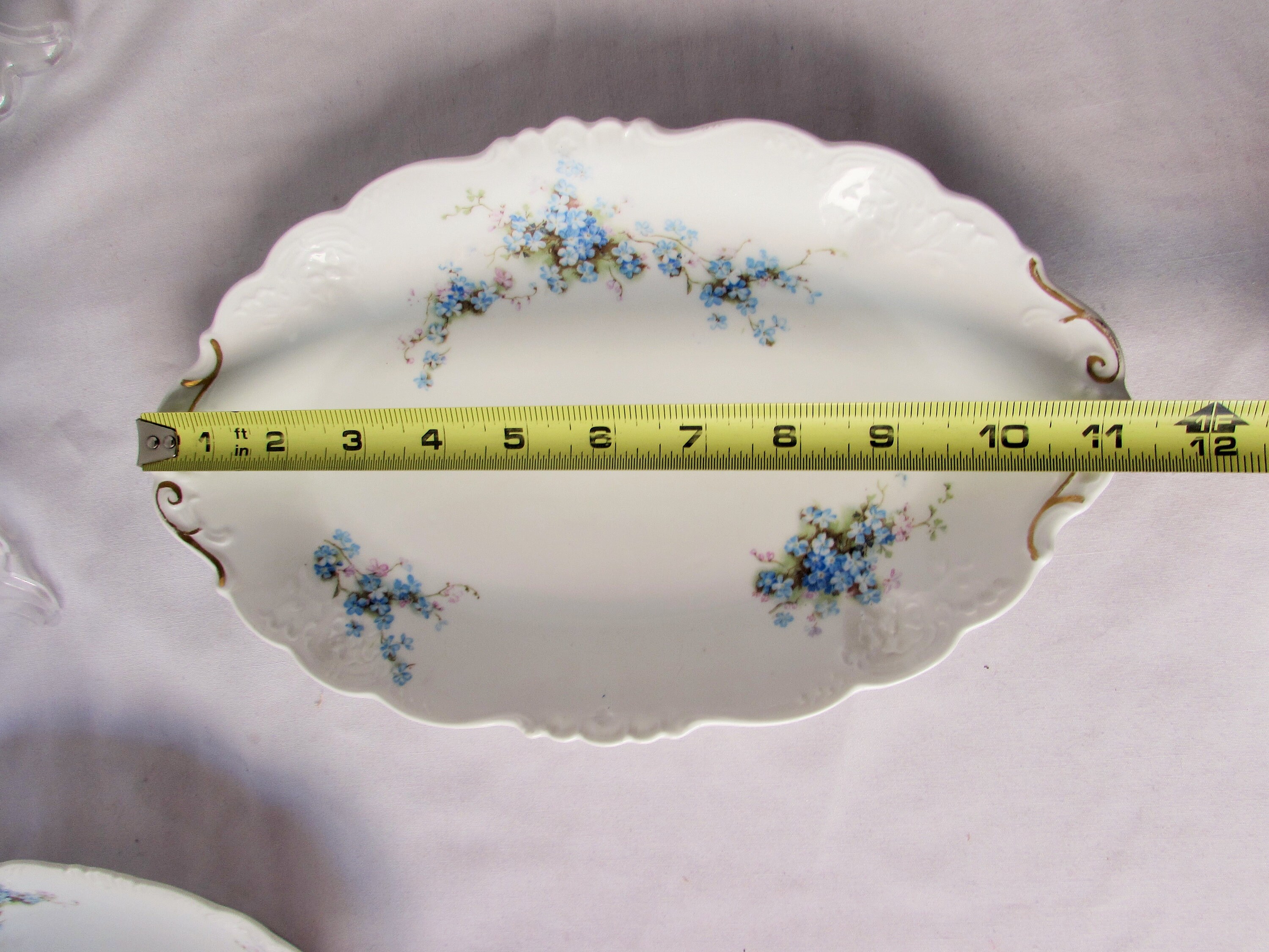 Antique Porcelain Serving Plates 5 H&co Halmarked - Etsy