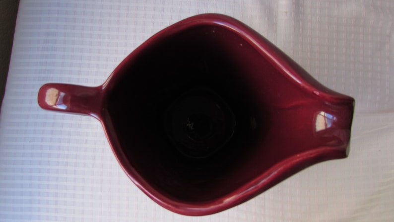 1950s PITCHER Aborn California Art Pottery Ceramic R-2 Tree Bark ...