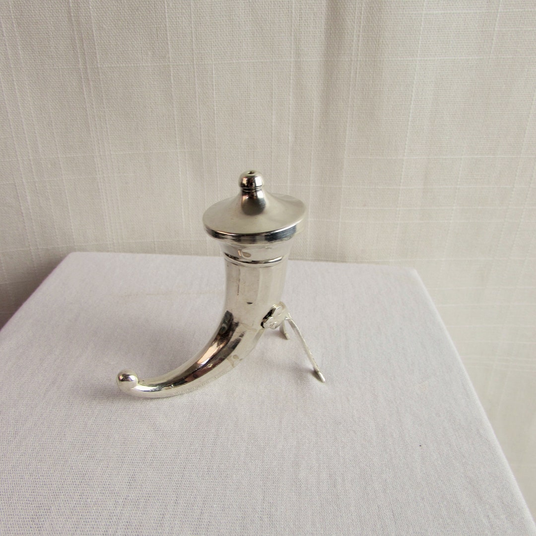 STERLING SILVER Viking Horn Pepper Shaker Made in Sweden /norway - Etsy