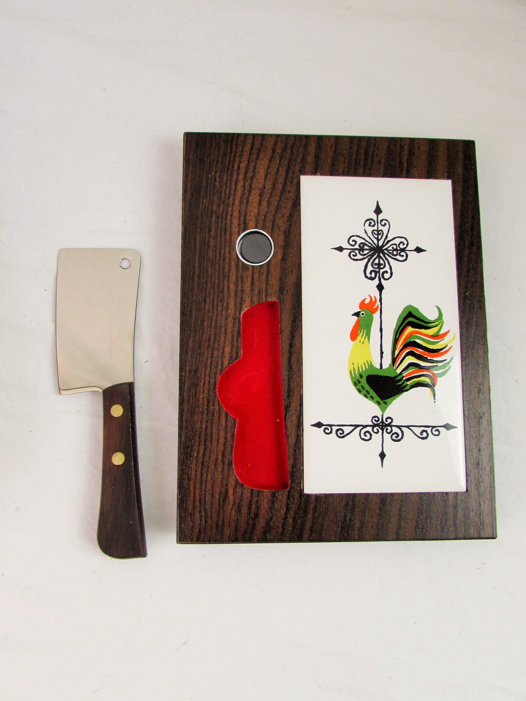 1960s Cheese Board With Cleaver New Old Stock in Original Box MCM ...