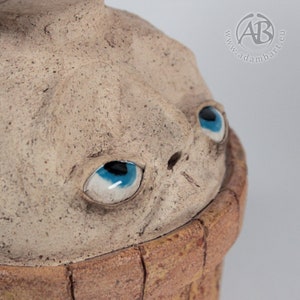 Quirky Ceramic Character Funny Face Expression Sculpture - Etsy