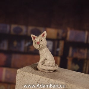 Ceramic Clock With a Cat and a Ball - Quiet Mechanism,wedding Gift ...