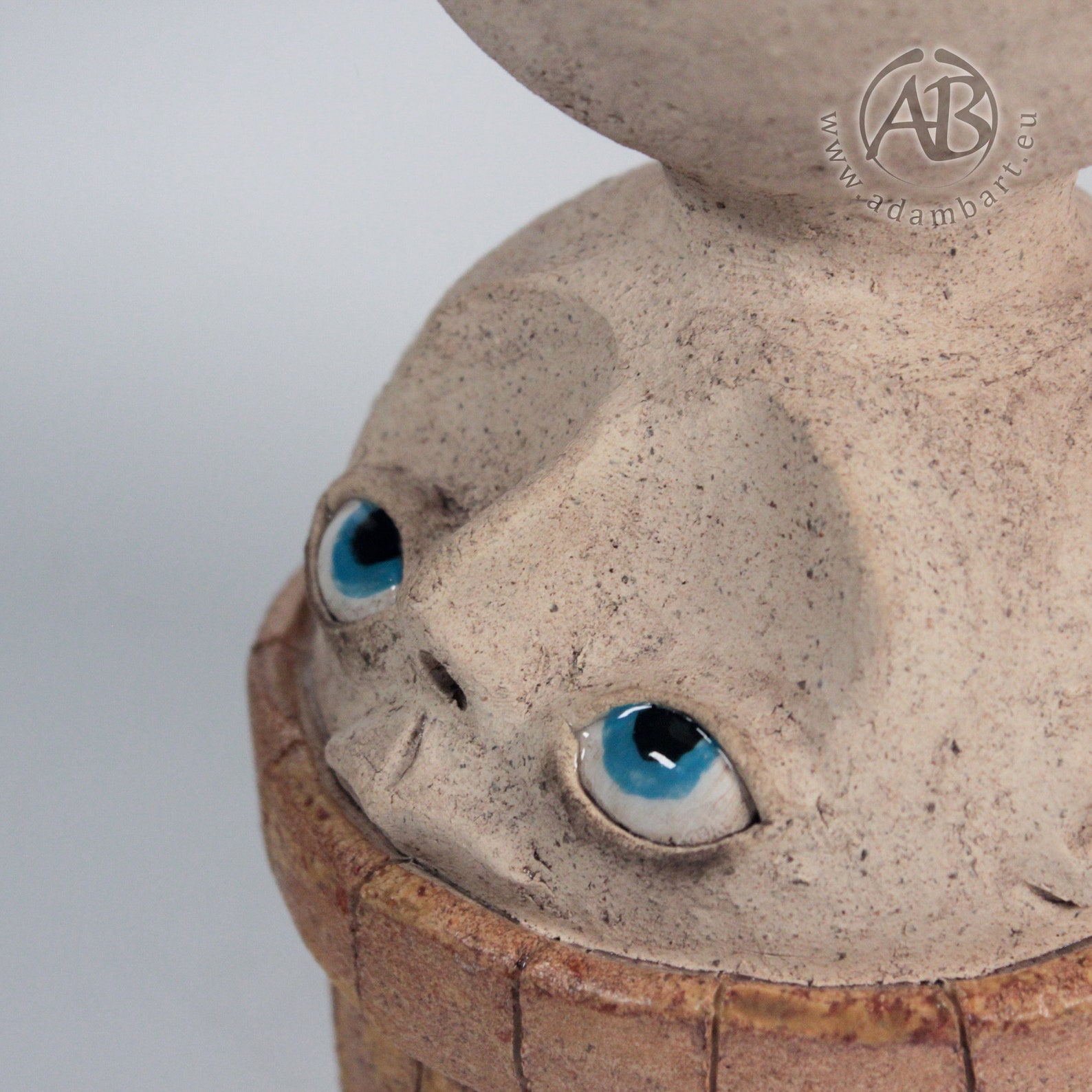 Quirky Ceramic Character Funny Face Expression Sculpture - Etsy