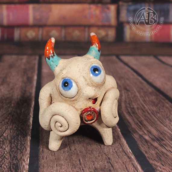 Sploo-chi Small Cute Water Monster Unique Hand Made - Etsy
