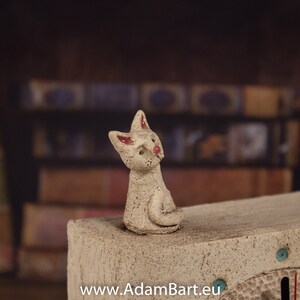 Ceramic Clock With a Cat and a Ball - Quiet Mechanism,wedding Gift ...