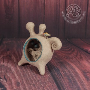 Cute Rabbit is Sleeping in the Cozy Burrow. Handmade - Etsy
