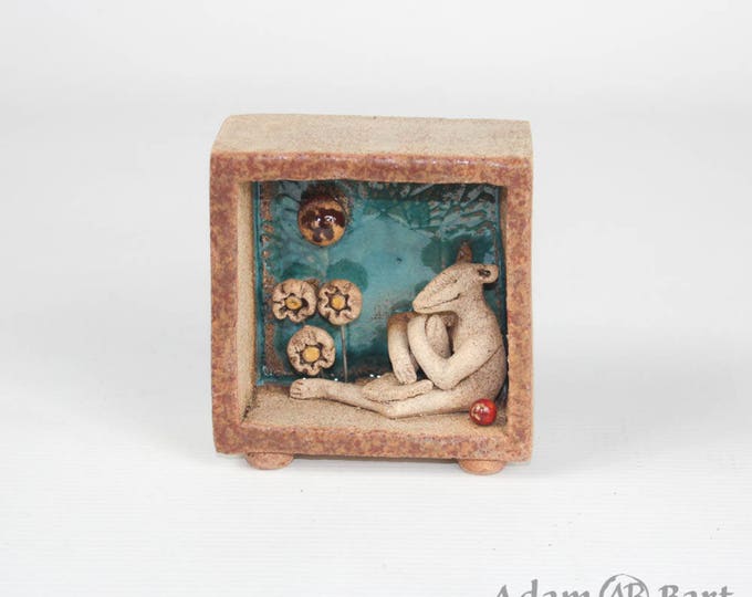 Ceramic Diorama / Tiny Houses / Small Town / UFO / Aliens / - Etsy