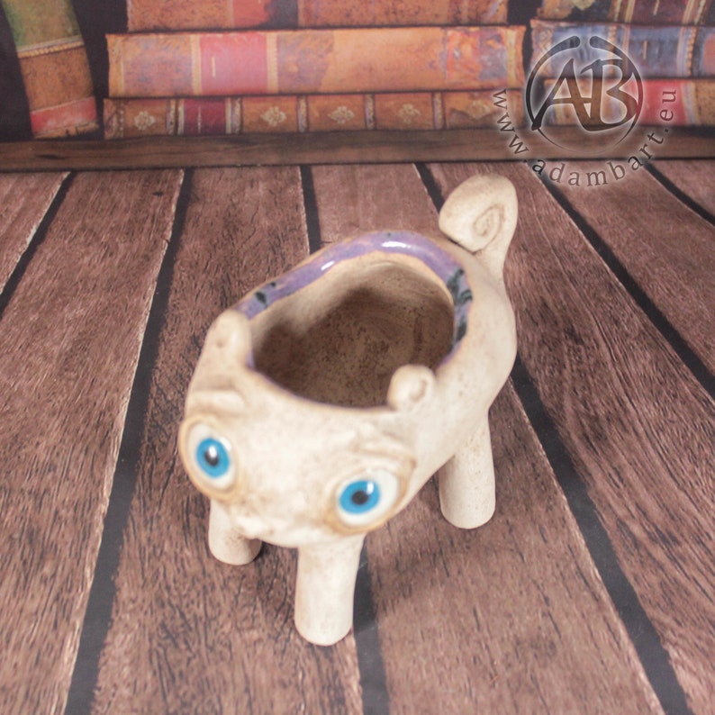 Ceramic Planter With a Funny Character. Pot for Small - Etsy