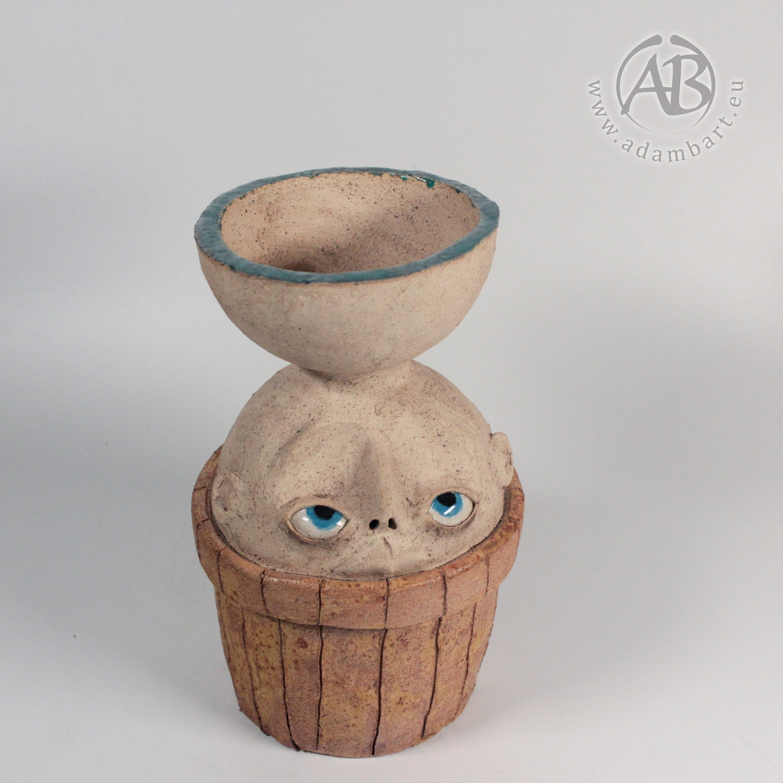 Quirky Ceramic Character Funny Face Expression Sculpture - Etsy