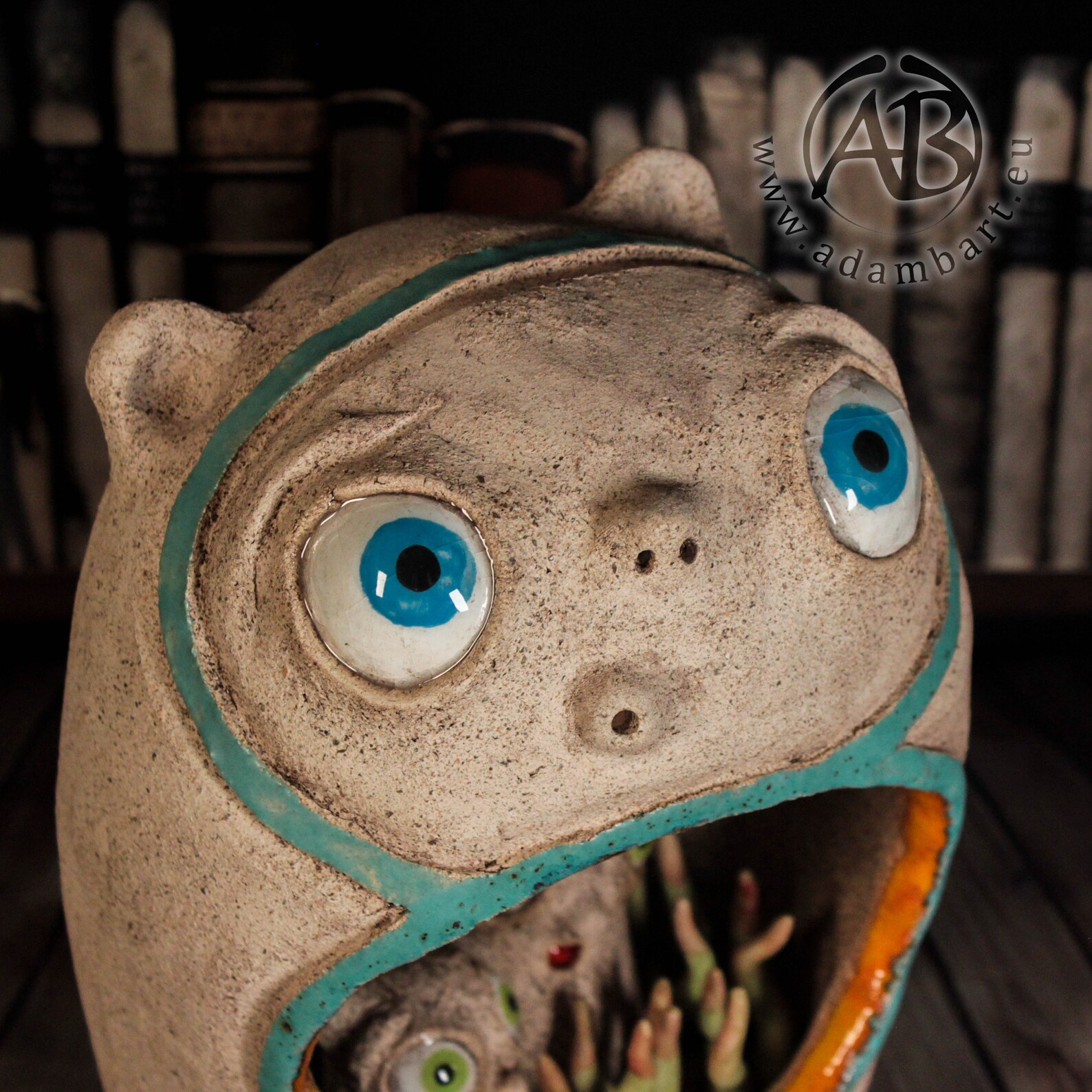 Hoo-mee Character With a Pair of Monsters Inside. Handmade - Etsy