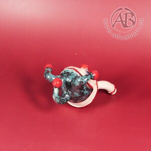 Whimsical Jester Ceramic Figure. Handcrafted Clown Gnome. Shelf-sitting ...