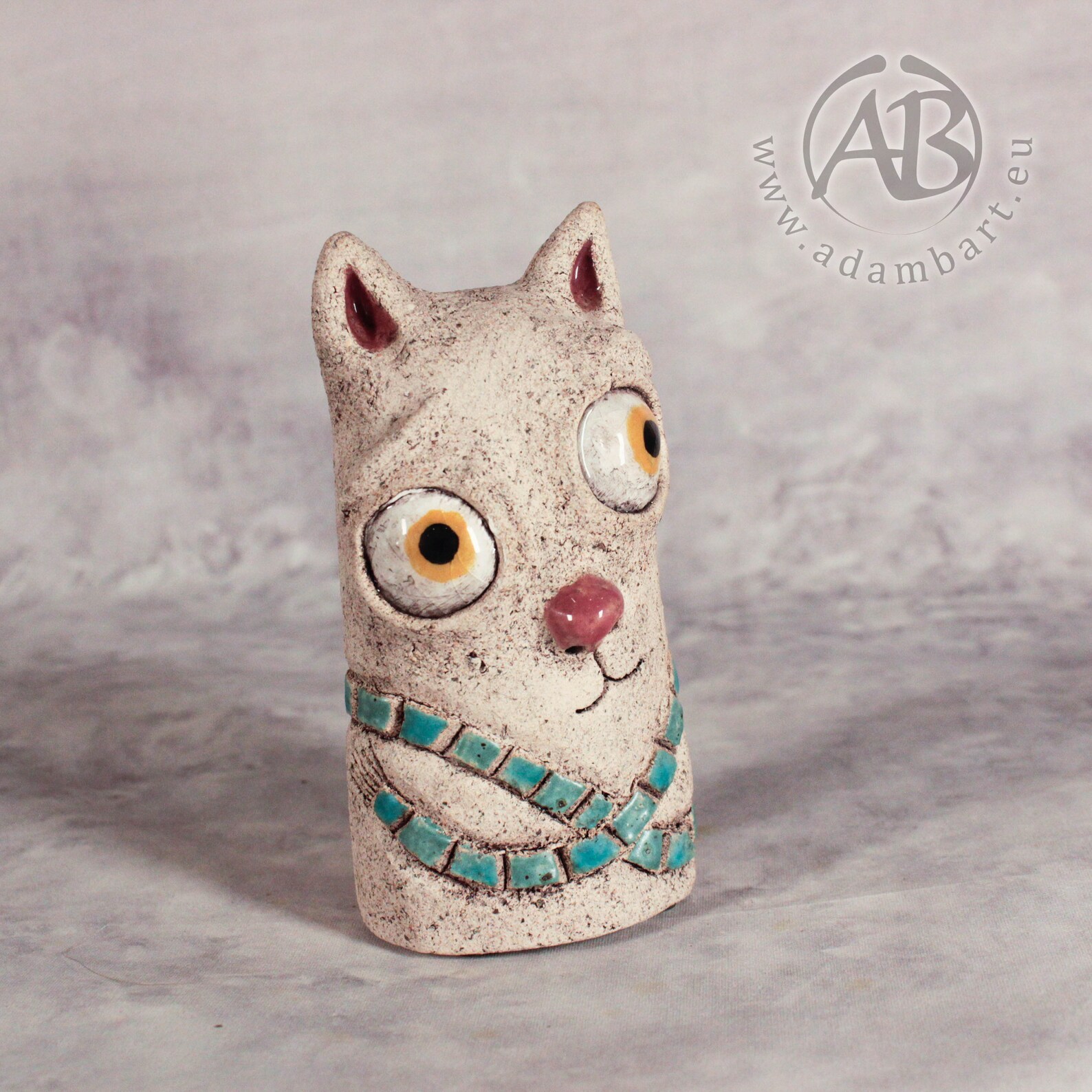 Handmade Ceramic Cat Figurine Perfect Gift for Cat Lovers - Etsy