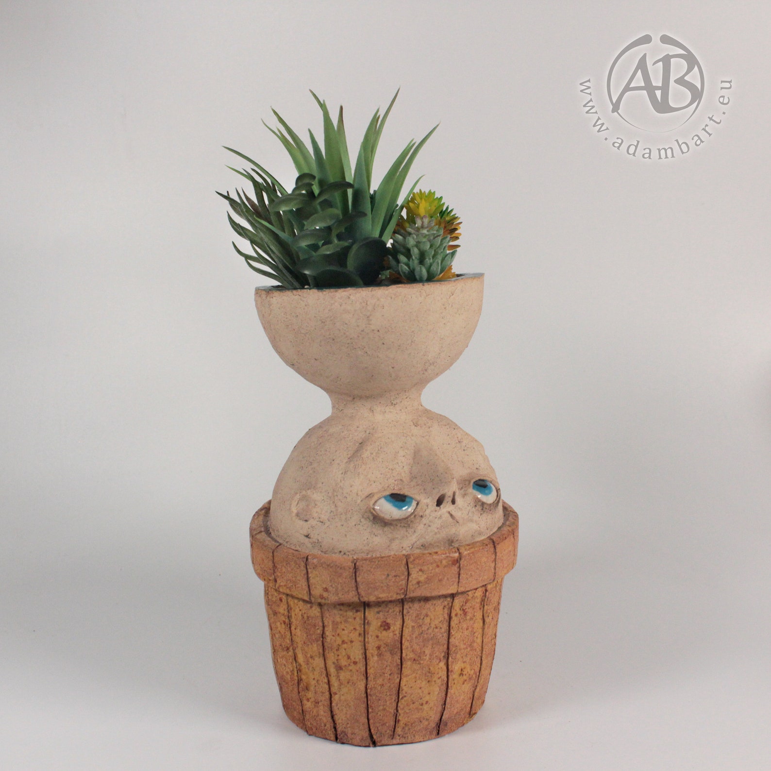 Quirky Ceramic Character Funny Face Expression Sculpture - Etsy