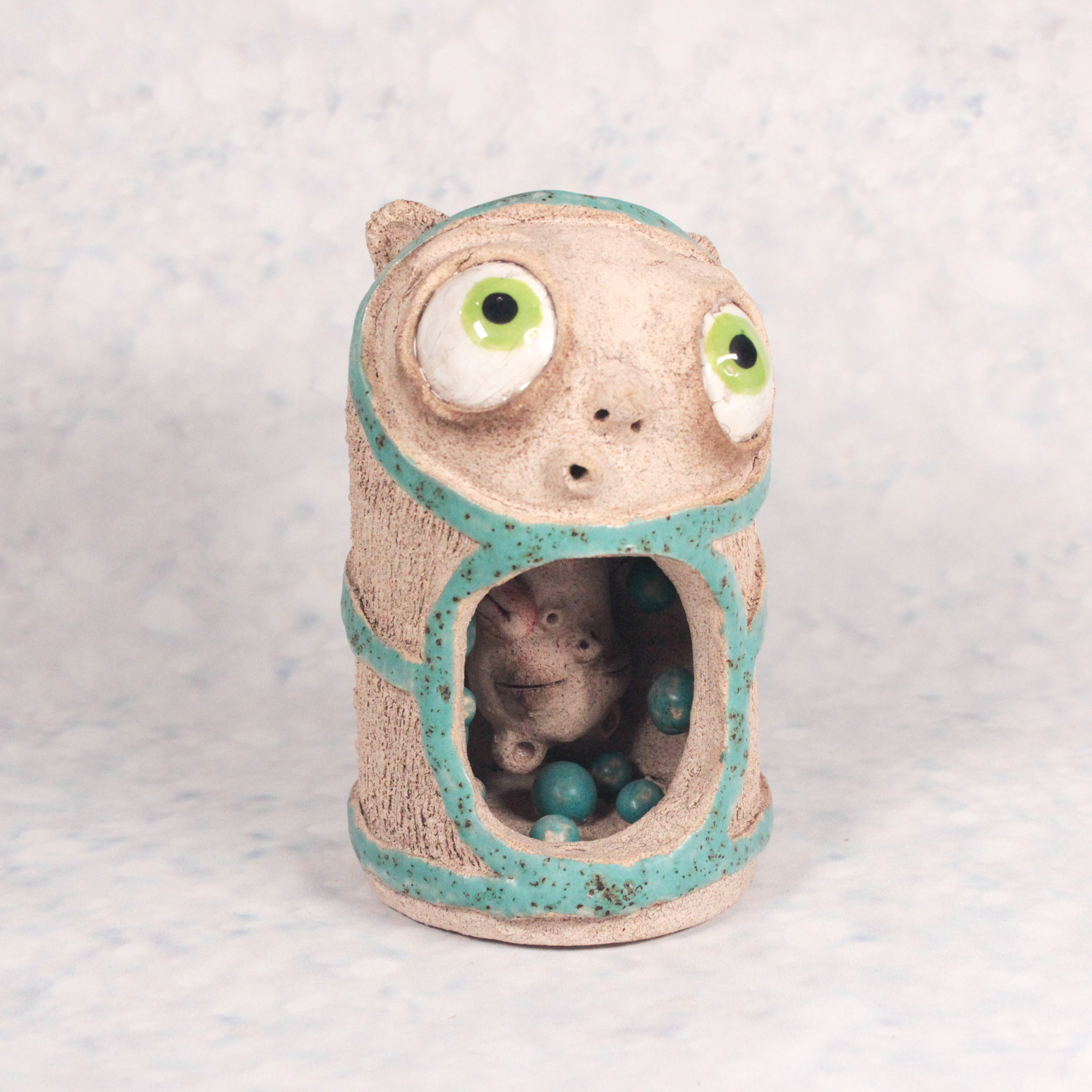 Pregnant Hoo-mee Mommy Sculpture – Quirky and Funny Handmade Art With a ...