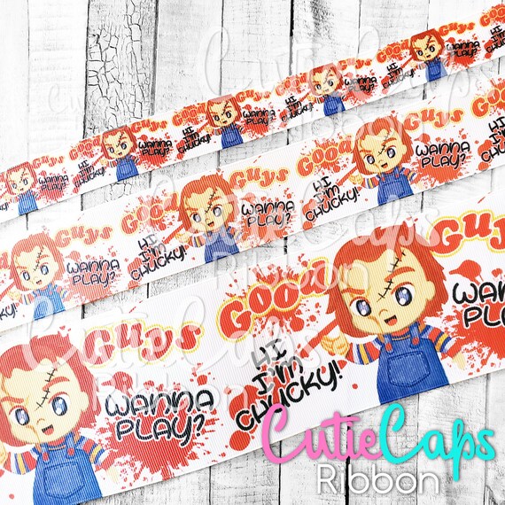 Chucky Good Guys Ribbon size 7/8 1.5in or 3in 5 yards | Etsy